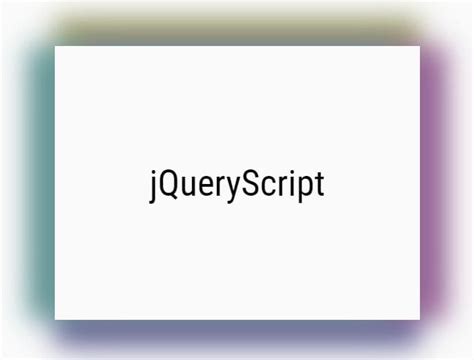Animated Interactive Shadow Effect With JavaScript Free JQuery Plugins