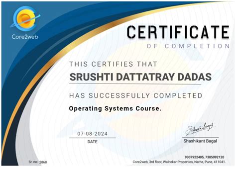 Srushti Dadas On Linkedin Im Thrilled To Share That Ive Successfully