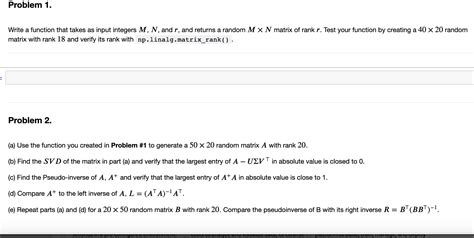 Problem Write A Function That Takes As Input Chegg Com