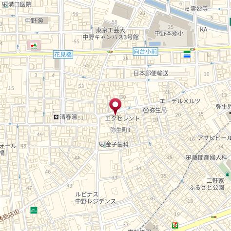 東京都中野区弥生町1－31－10 の地図 Mapfan