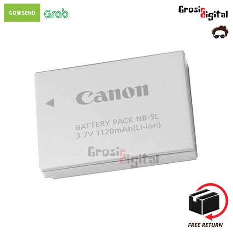 Jual Battery Baterai Batre Canon Nb L Shopee Indonesia