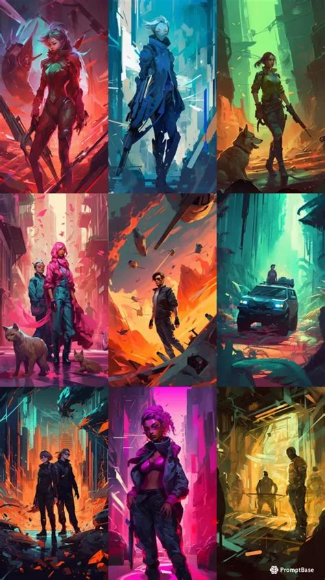 Illustration Style Valorant Midjourney Prompt Promptbase