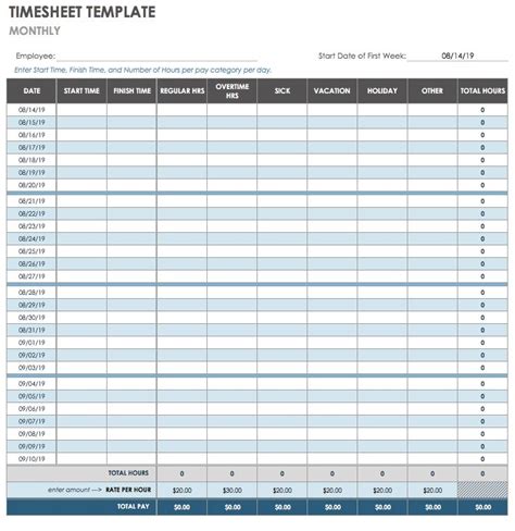 Yearly Timesheet Template Excel Download Free Excel Template For Employee Time Sheet