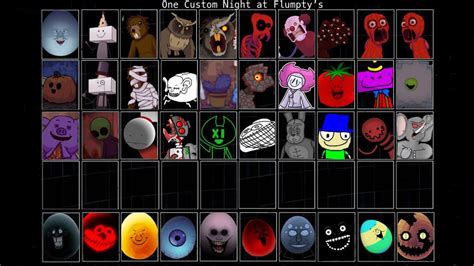 Flumpty Custom Night Row 3 W New Cactus R Onenightatflumptys