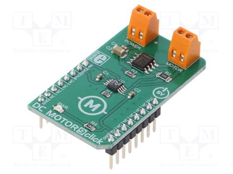 Dc Motor 9 Click Mikroe Click Board Motor Driver Analoggpio