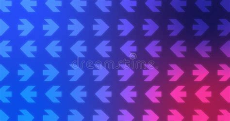 Imaginative Unique Arrows Animating Flashing Motion Graphic Background Stock Illustration