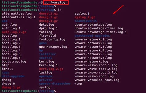 Where Are All The Major Log Files Located In Ubuntu Its Linux Foss