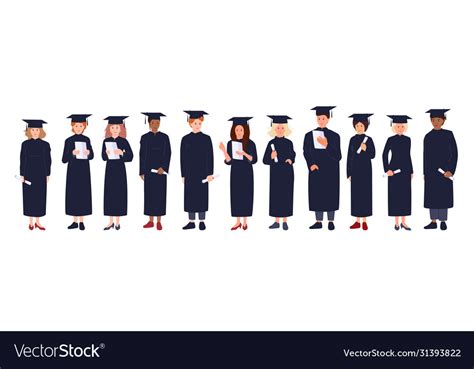 Cap And Gown Cartoon