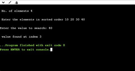 Data Structure Algorithm And Programs Binary Search Pseudocode With