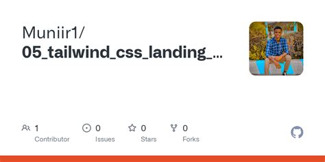 Github Muniir Tailwind Css Landing Page