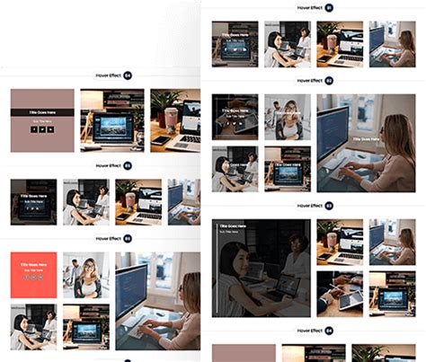 Divi Advanced Hover Effects Section Divi Layouts Demos