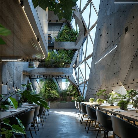 Geodesic Green Tower By Fatemeh Abedi Visualization