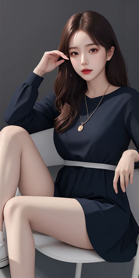 简约jk御姐美女手机静态壁纸 美女手机壁纸下载 元气壁纸