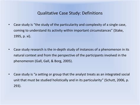 Ppt Qualitative Case Study Definitions Powerpoint Presentation Free