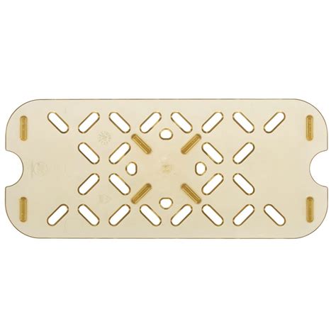 Vollrath Super Pan® Amber Plastic 1 3 Size High Temperature False Bottom