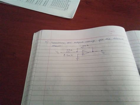 8 Determine The Output Voltage For The Circuit Shown Filo
