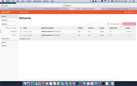 No Networks Defined On Openstack Base Ask Ubuntu