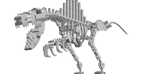 Lego Jurassic World Spinosaurus Skeleton The Spinosaurus Lego