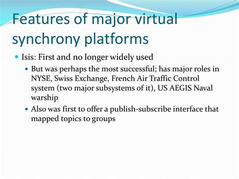 Ppt Virtual Synchrony Paxos And Beyond Powerpoint Presentation