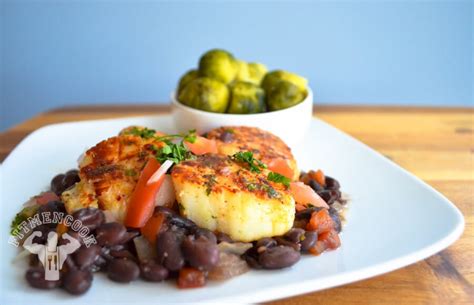 Black Beans Giant Scallops And Brussels Sprouts Recipe Fit Men Cook