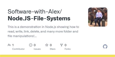 Github Software With Alex Node Js File Systems This Is A Demonstration In Node Js Showing How
