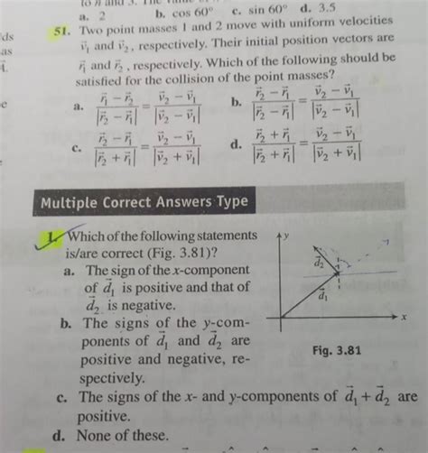 two point masses 1 and 2 move with uniform velocities i {1} and i {2} re