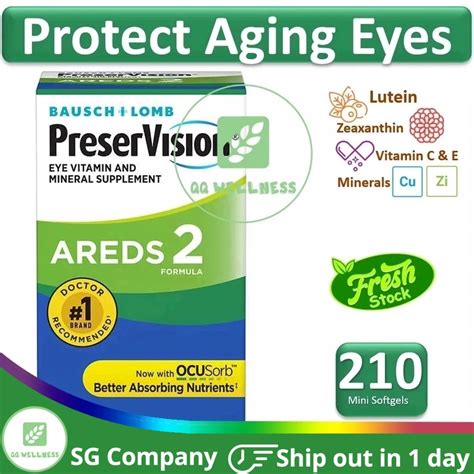 Preservision Areds 2 Formula Eye Vitamin And Mineral 210 Soft Gels Exp 03