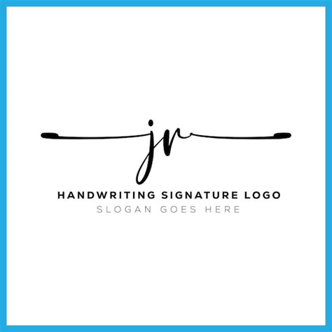 Premium Vector Jr Initials Handwriting Signature Logo Jr Letter Real Estate Beauty Photography