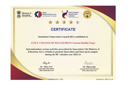 Institutions Innovation Council At Iimt Iic Council At Iimt