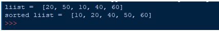 Sorting In Python Two Inbuilt Sorting Function In Python With Examples
