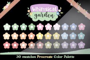 Procreate Color Palette Garden Graphic By Maple Studio Creative Fabrica