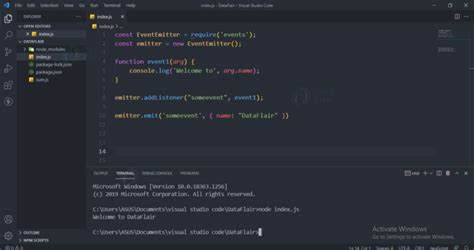Nodejs Event Emitter DataFlair