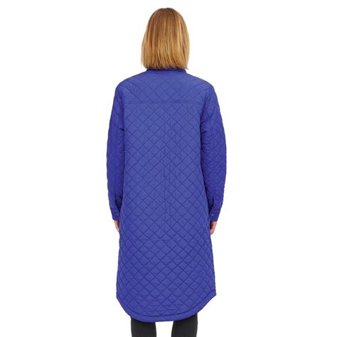 Buy Jacqueline De Yong Womens Jennifer Long Quilted Shacket Dazzling Blue