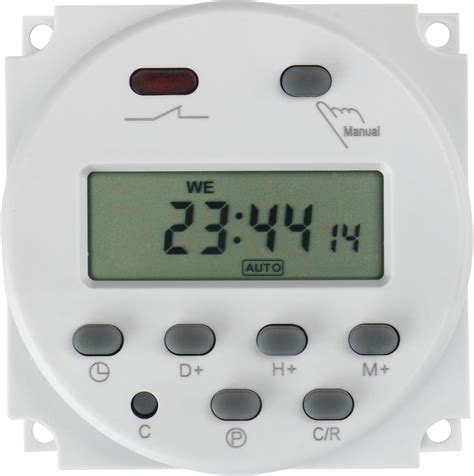 12V Timer Switch Programmable DC AC Solar Battery Powered 12 Volt