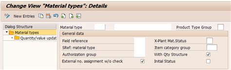 Material Type Configuration In SAP S System SAP Community
