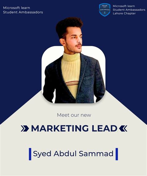Syed Abdul Sammad On Linkedin Microsoftlearn Microsft Marketinglead