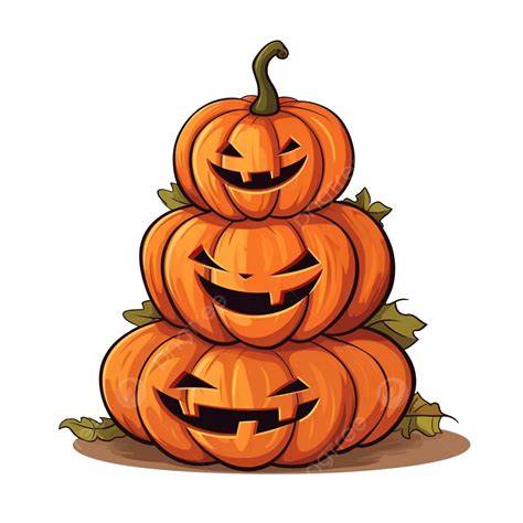 해피 할로윈 귀여운 호박 벡터 일러스트 레이 션 디자인의 더미 할로윈 만화 할로윈 일러스트레이션 Png 일러스트 및 이미지 에 대한 무료 다운로드 Pngtree