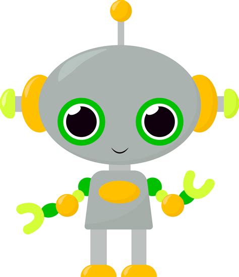 Cute Little Robot Illustration Vector On White Background 13773987 Vector Art At Vecteezy