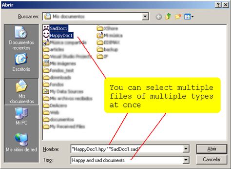 Opening Multipe Documents Of Several Types At Once Codeproject