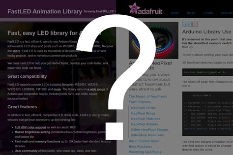 Fastled Vs Adafruitneopixel For Rgbw Leds Parts Not Included