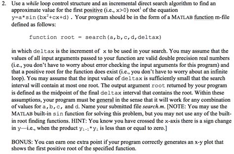 Solved Use A While Loop Control Structure And An Incremental