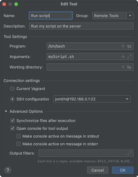 Remote Ssh External Tools Webstorm Documentation