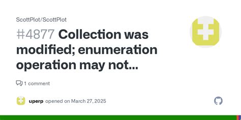 Collection Was Modified Enumeration Operation May Not Execute · Issue 4877 · Scottplot