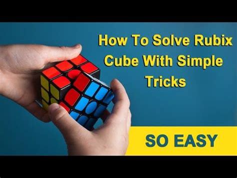 How To Solve The Rubiks Cube An Easy Tutorial Beginner Tutorial Rubiks Cube Rubix Cube
