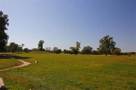 Cahokia Mounds State Historic Site Collinsville Illinois Stock Image