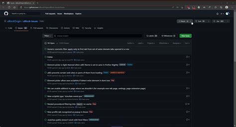 Can T Open Logger Window Issue 2249 UBlockOrigin UBlock Issues
