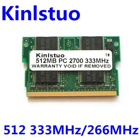 New 512mb Pc2700 Ddr333 Microdimm 172pin Memory Micro Dimm Ddr 333 172