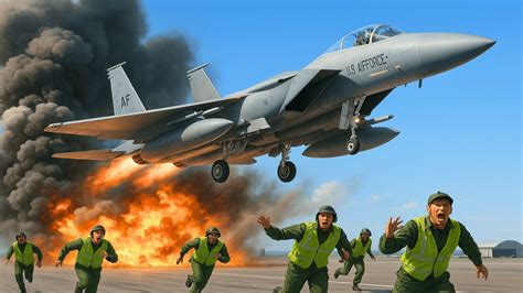 High Speed Takeoff Us Female F 15 Pilot Launches Into Urgent Mission