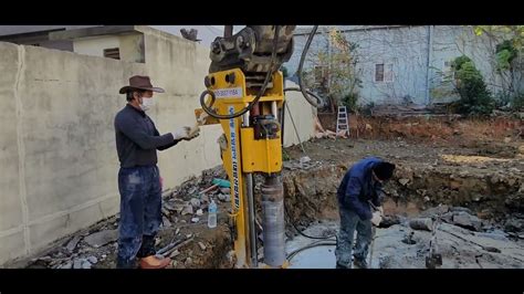 ~뚜꺼운~ 콘크리트 저소음 무진동코아 천공파쇄 Youtube