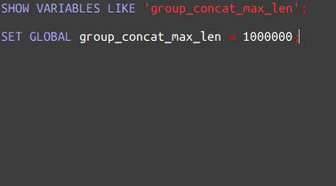 MySQLのGROUP CONCATには文字数制限がある alterzero